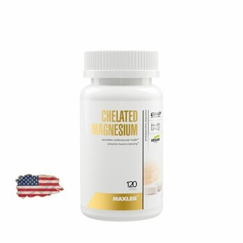 Магний Maxler Chelated Magnesium - 120 таблеток | купить в Астане